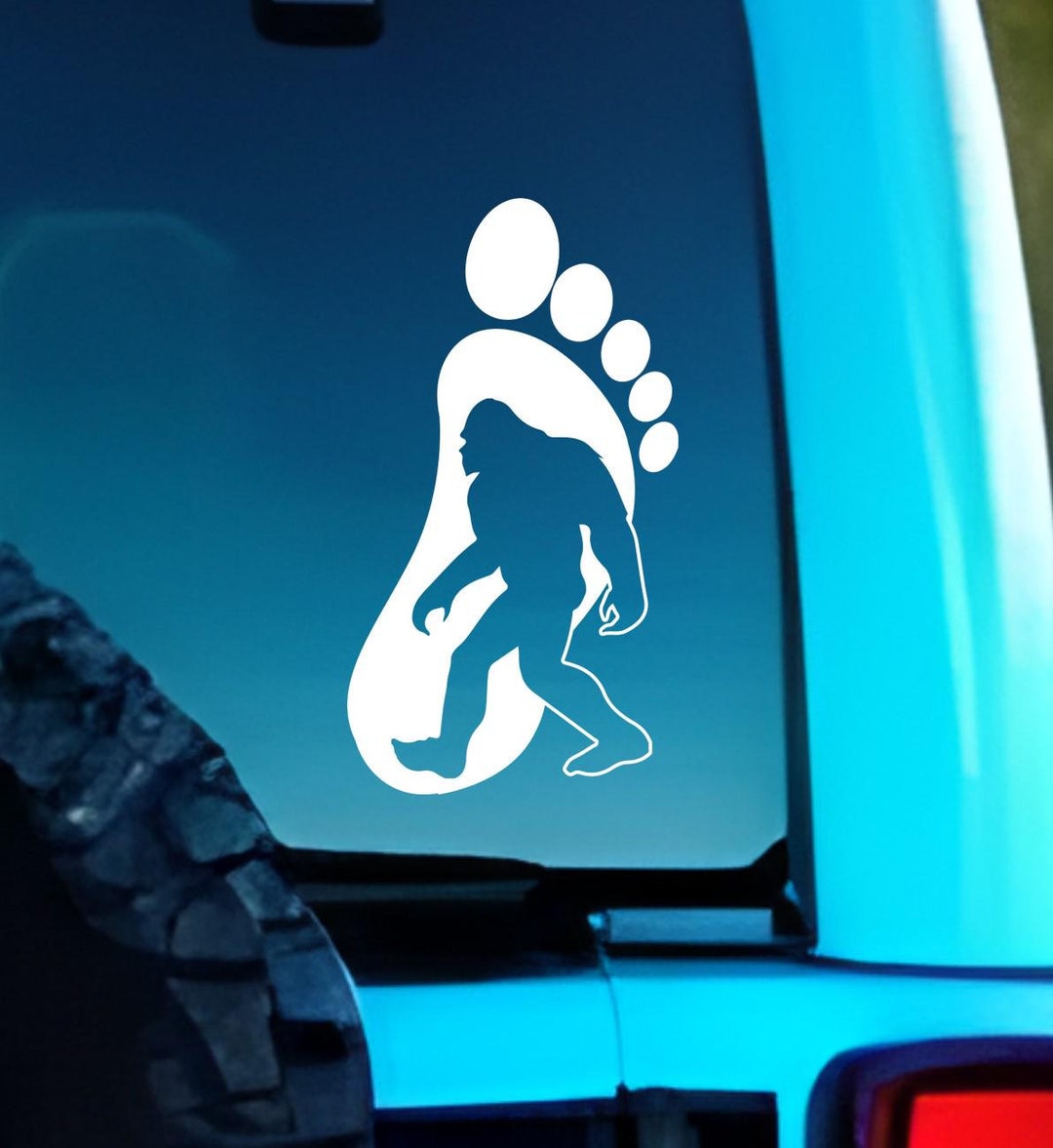 Bigfoot Decal - Multiple Colors and Sizes -sasquatch Decal, Vinyl Decal ...