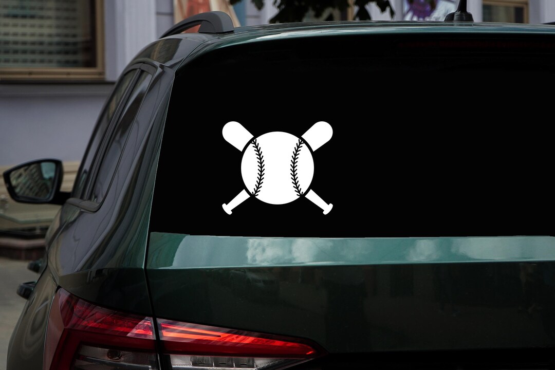 Baseball Vinyl Decal: Car, Window, Tumbler Sticker - Etsy