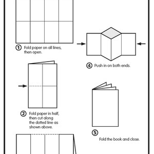 5 Senses Foldable Mini Coloring Book Senses Printable Page, Kids ...