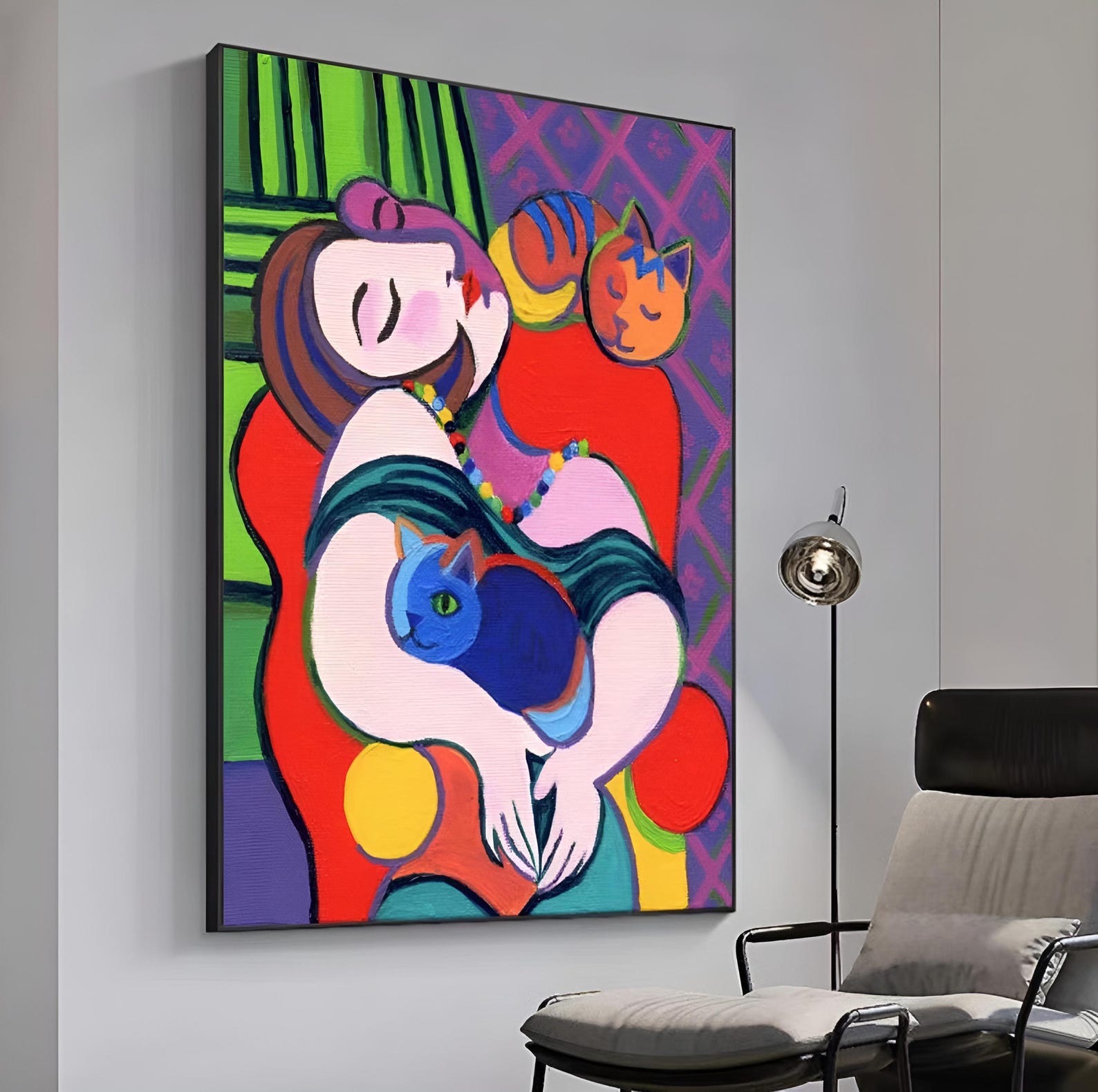 Sleeping Beauty Painting Sleeping Beauty Wall Art Abstract Wall Art ...