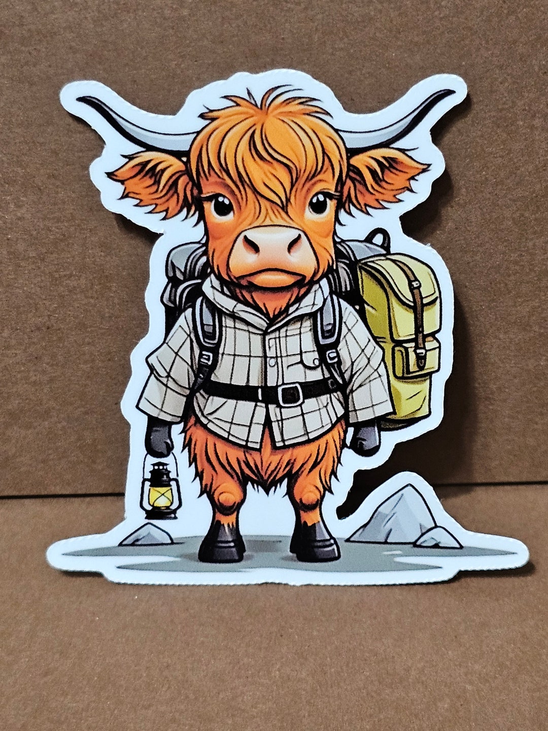 Outlander Inspired Highland Cow, Laptop Stickers, Highlander Cow ...
