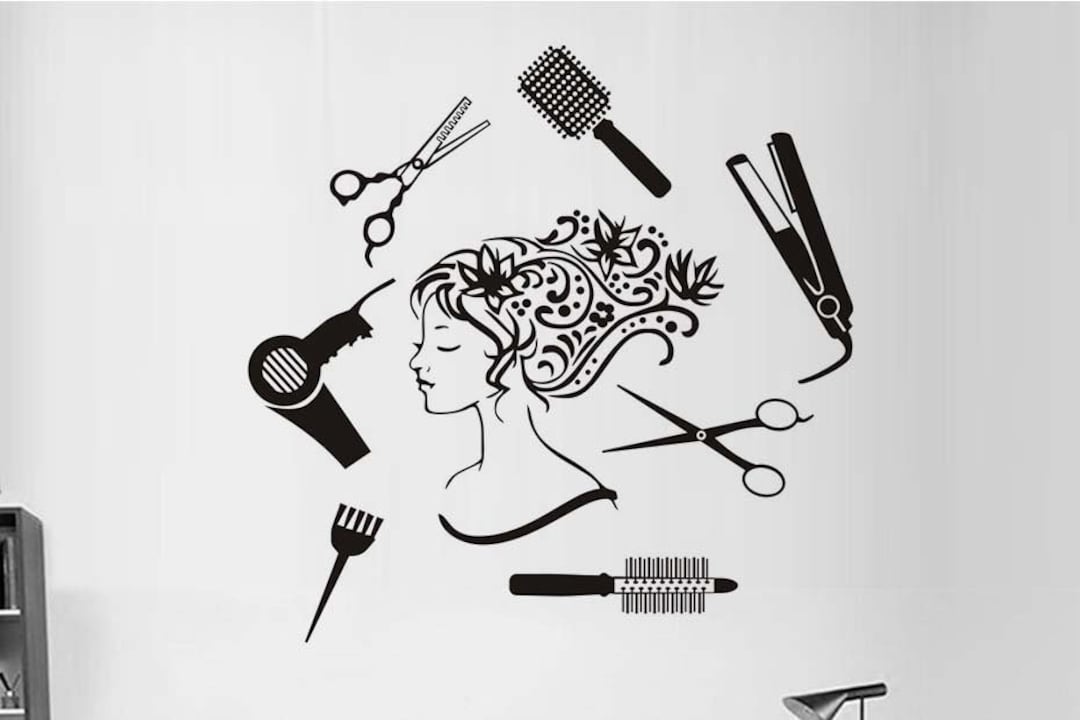 DIY Laser Cut Hair Salon Wall Art - Etsy