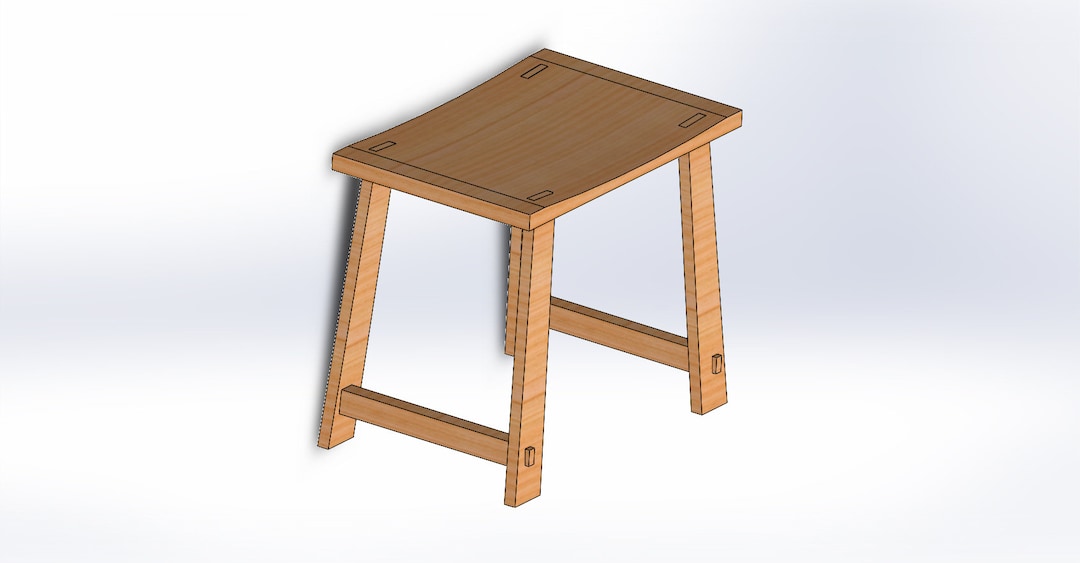 DIY - Wooden Stool Easy to Assembly - Etsy