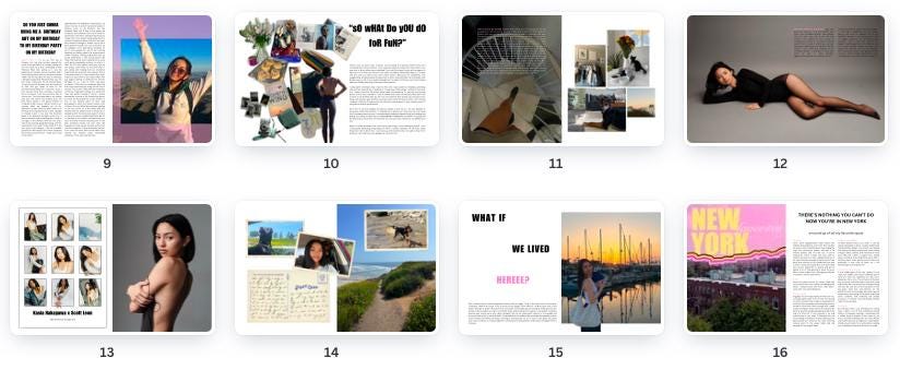 Tiktok Viral Mini Magazine CANVA Template DIY Customizable for Your 20s ...