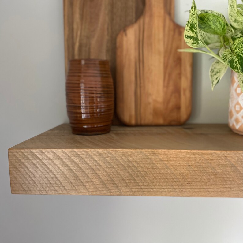 Floating Shelves // Open Shelving // Deep Floating Shelves // - Etsy