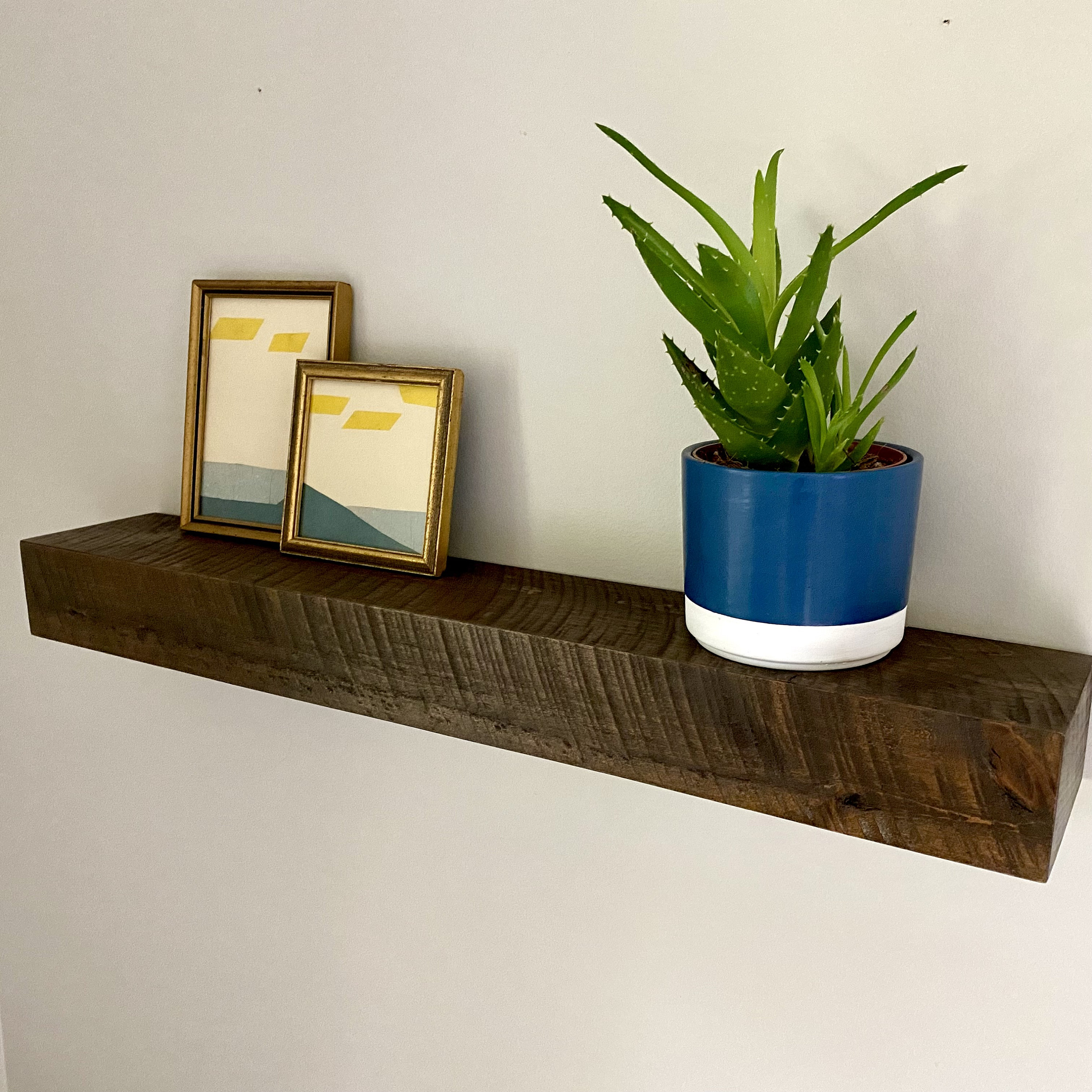 Floating Shelves // Set of Two Modern Rustic Floating Shelves | Etsy UK