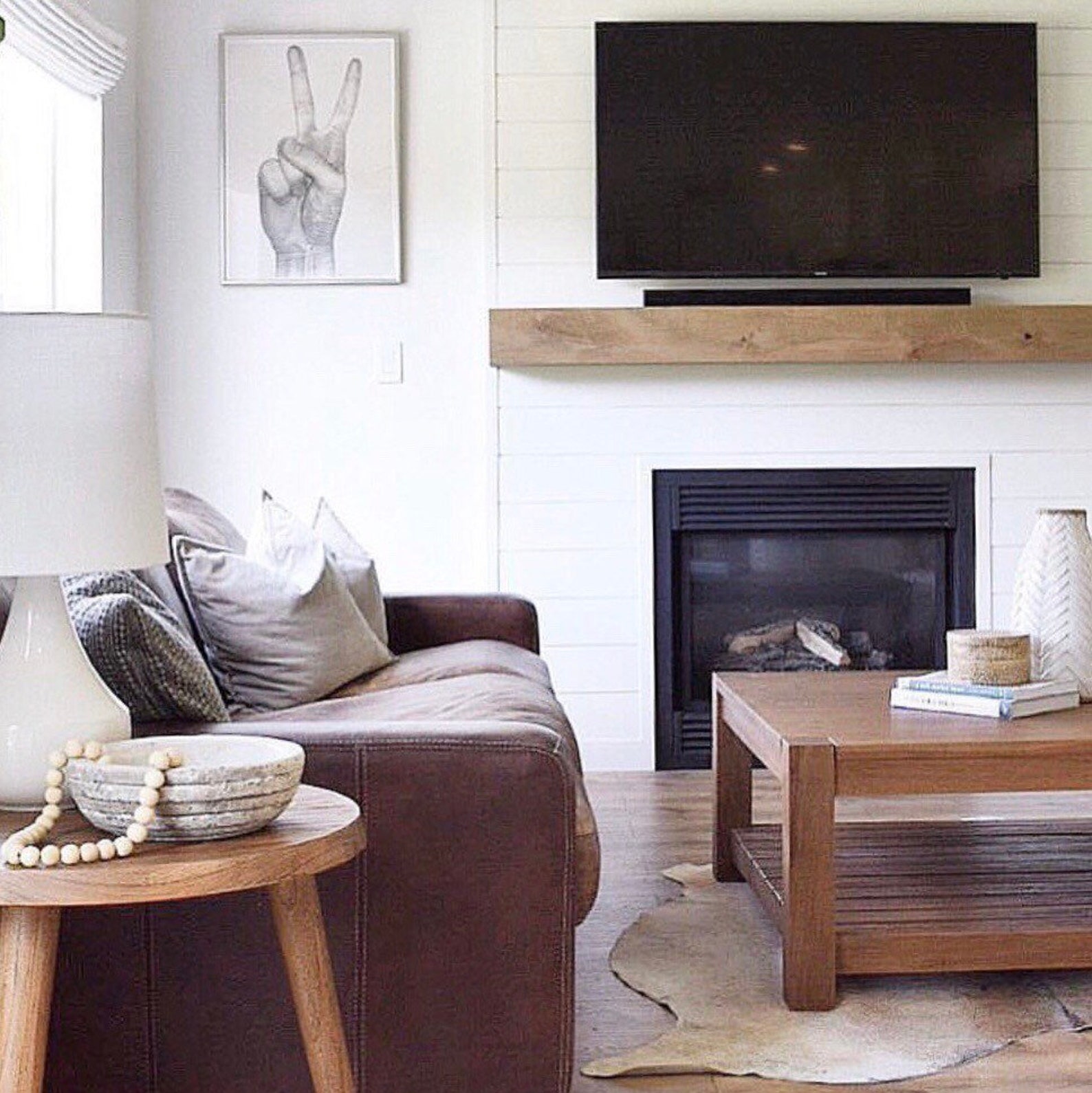 Fireplace Mantel // Modern Rustic Mantel // Rustic Wood Mantel - Etsy ...