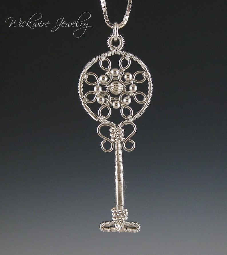 Jewelry Tutorial-art Deco Key Pendant - Etsy