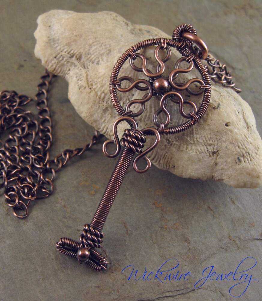 Jewelry Tutorial-art Deco Key Pendant - Etsy