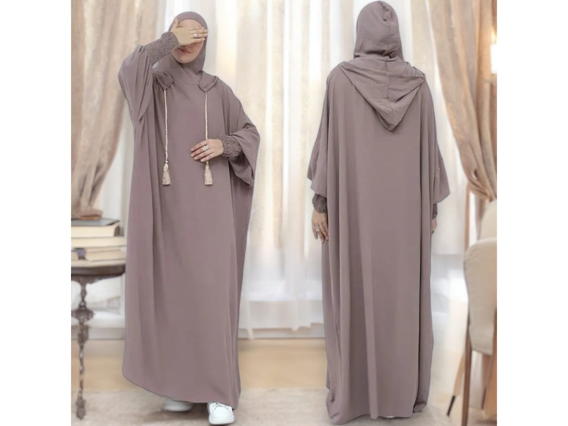 Muslim Prayer Dress, Prayer Clothes One Piece for Women, Jilbab Maxi ...