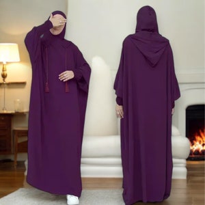 Muslim Prayer Dress, Prayer Clothes One Piece for Women, Jilbab Maxi ...