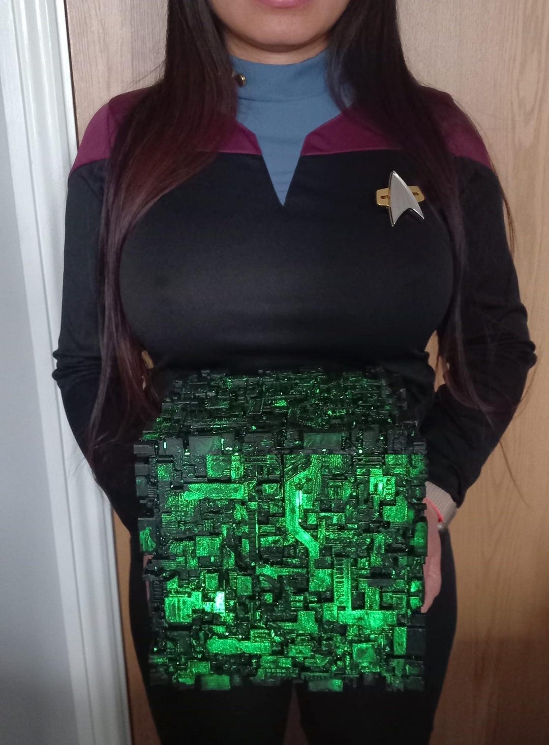 Star Trek Borg Inspired Resistance is Futile Desk Cube Night Light - Etsy
