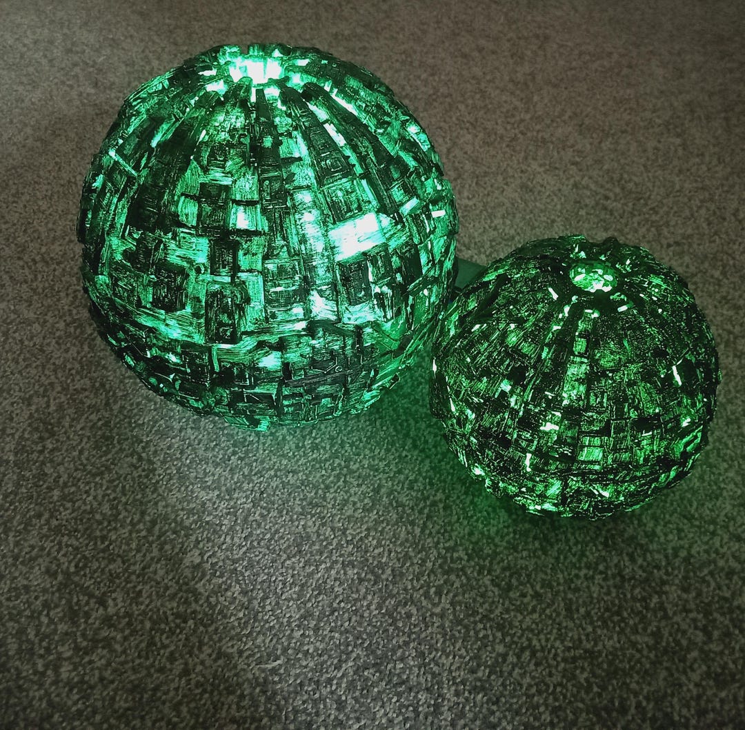 Star Trek Borg Inspired Resistance is Futile Desk Sphere Night Light ...