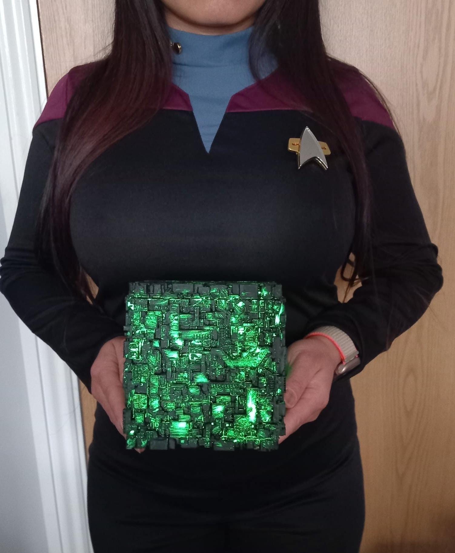 Star Trek Borg Inspired Resistance is Futile Desk Cube Night Light - Etsy