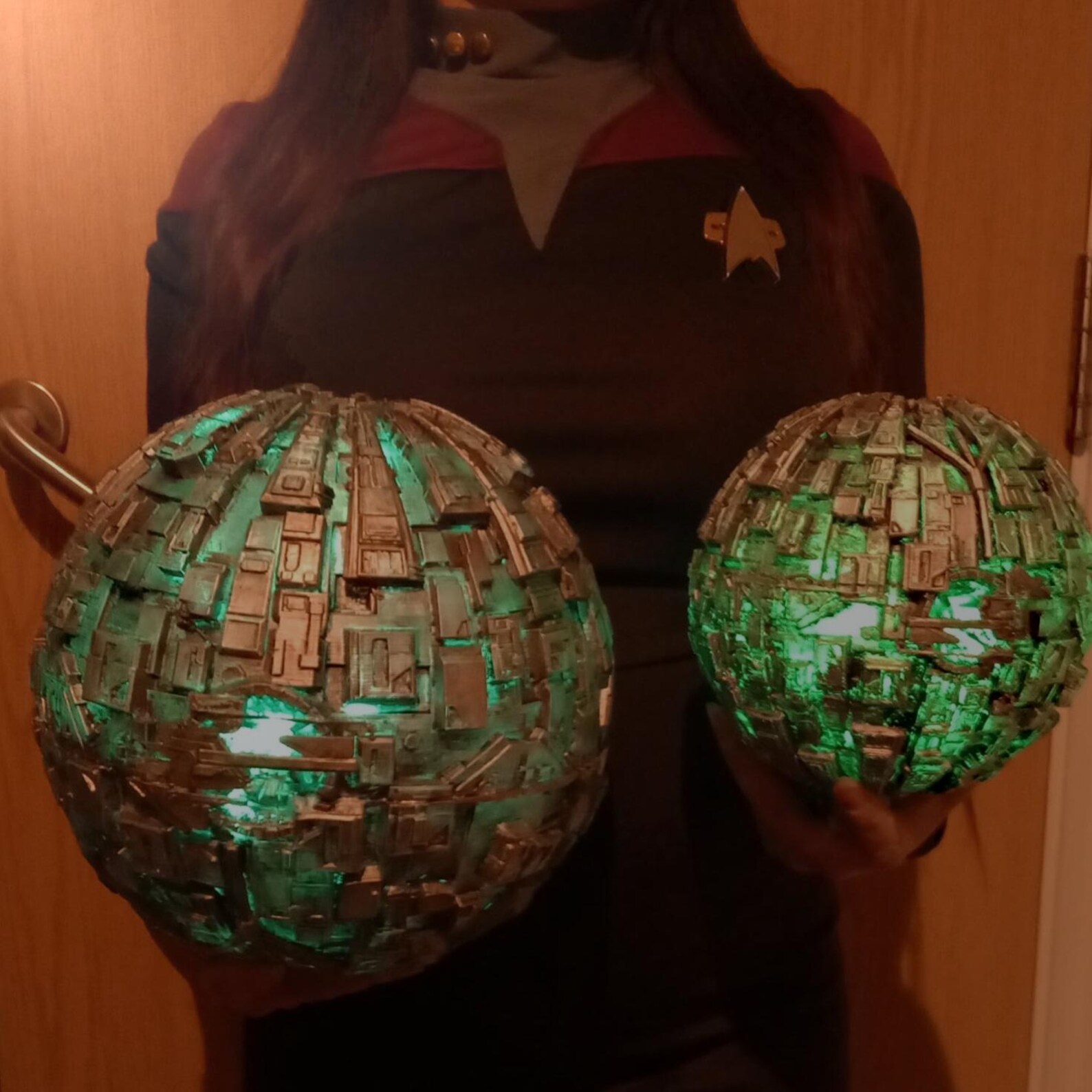 Star Trek Borg Inspired Resistance is Futile Desk Sphere Night Light ...
