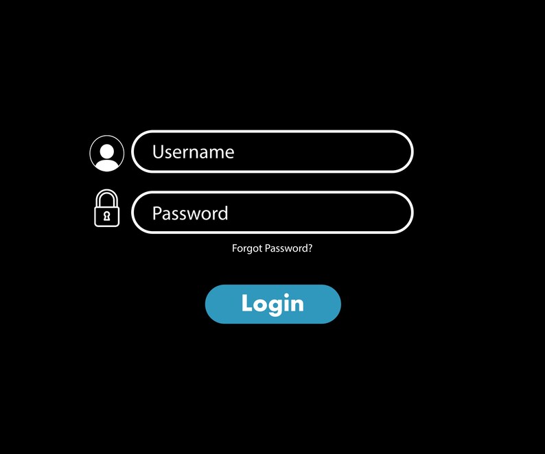 Seller Account Login Password Svg, Login Svg, Password Svg, Login Dxf ...