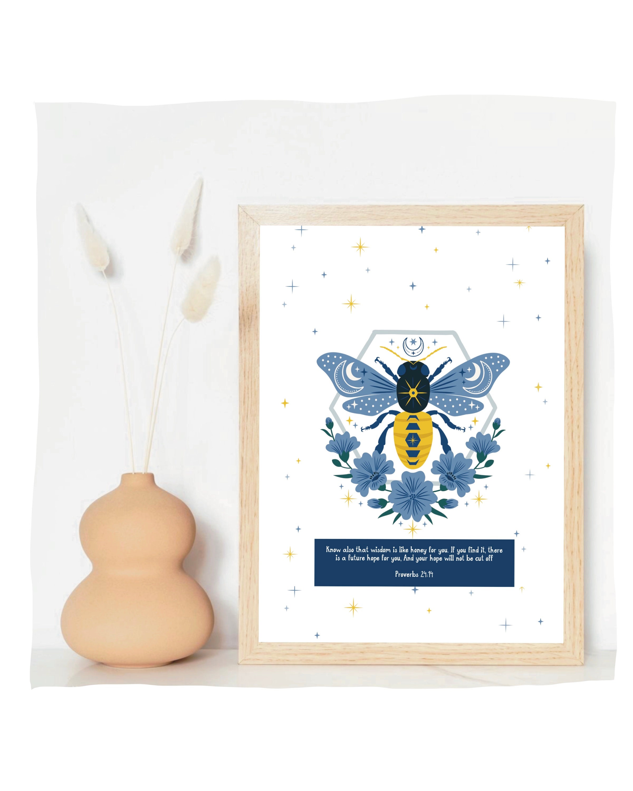 Pretty Bee and Flower Bible Study Sheets Printable Bible - Etsy