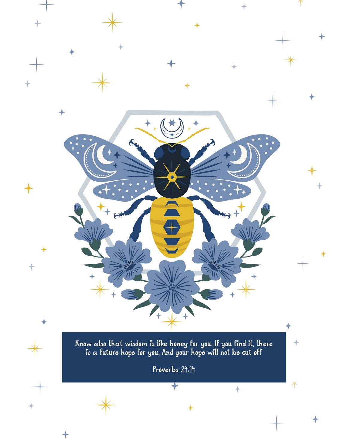 Pretty Bee and Flower Bible Study Sheets Printable Bible - Etsy