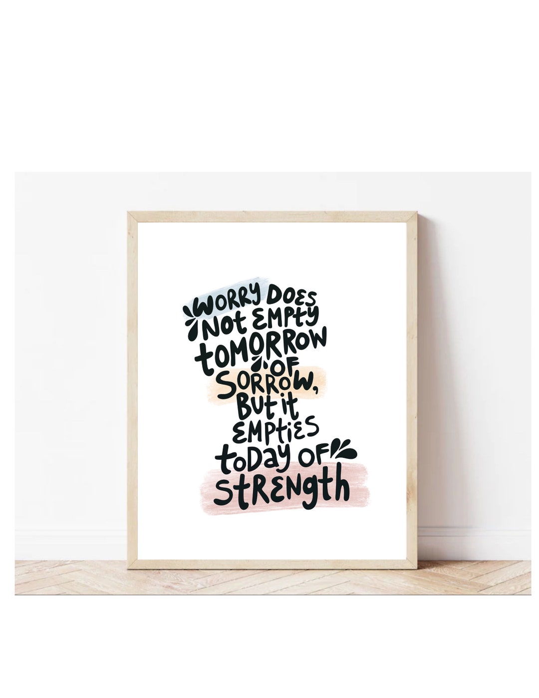 Inspirational Quote, Wall Art, Motivational Poster, Black and White ...