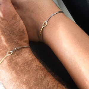 Couple Bracelet Set of 2, Love Knot Eternal Rope Bracelet,matching ...