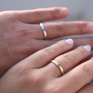 The Luna and the Sol Rings, Silver Sun and Moon Rings, Adjustable ...