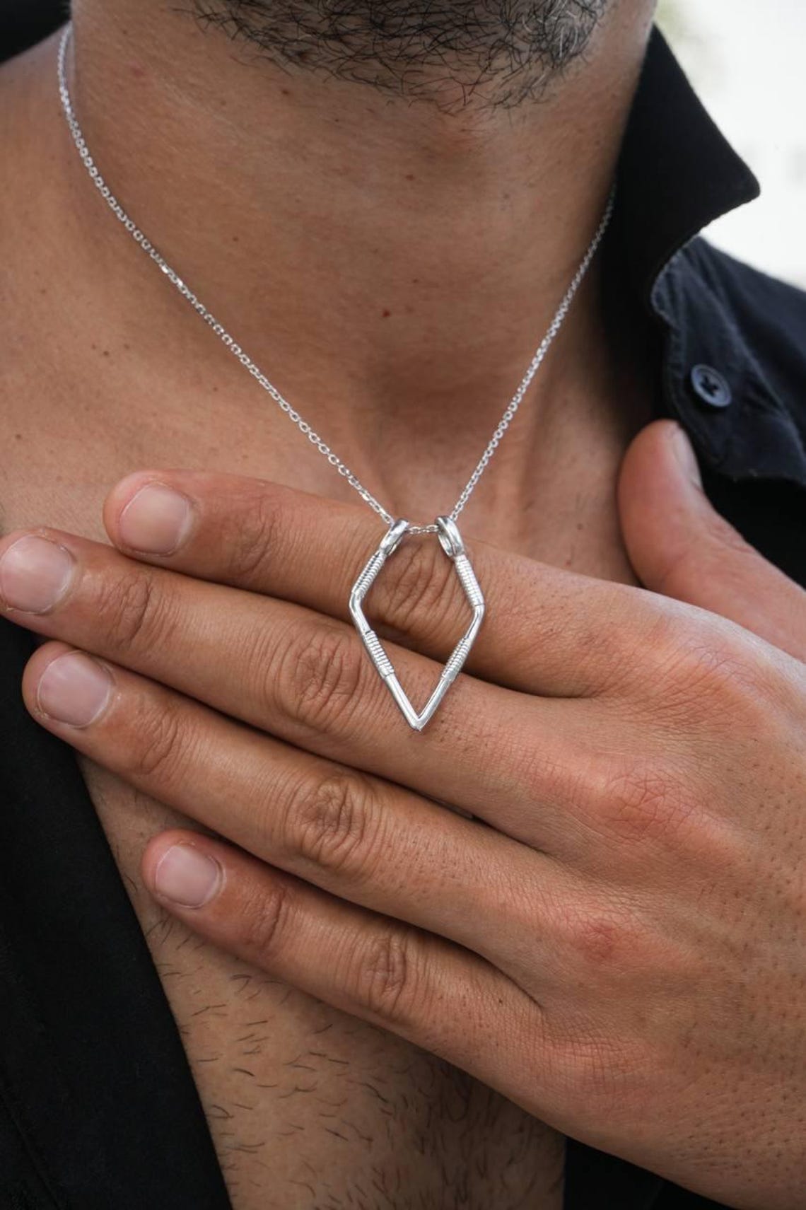 Wedding Ring Holder Necklace, Wedding Ring Keeper Necklace, Gift for ...