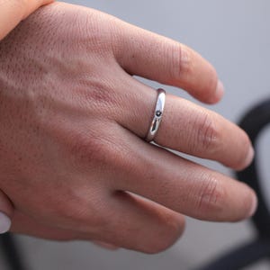 The Luna and the Sol Rings, Silver Sun and Moon Rings, Adjustable ...