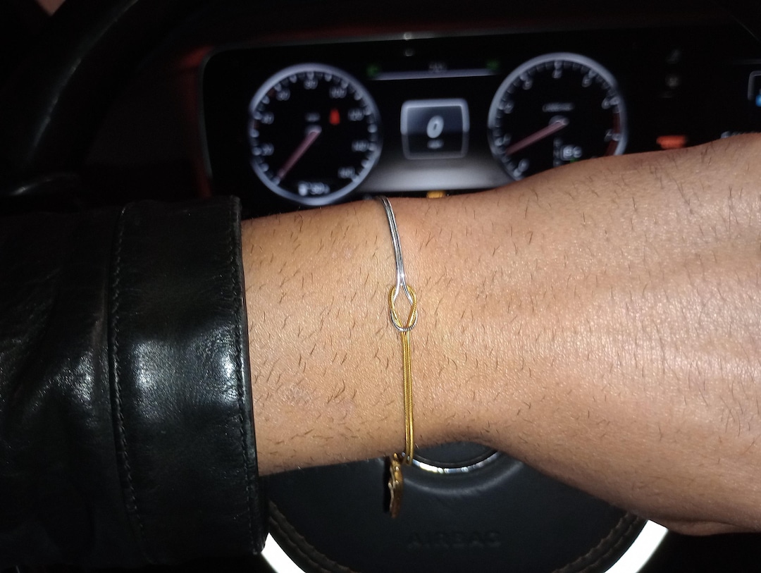 Couple Bracelet Set of 2, Love Knot Bracelet, Matching Bracelets, Gift ...