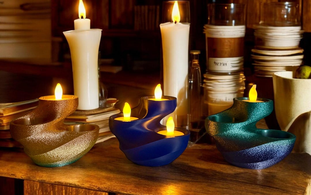 Tea Light Holder, 3-tier Tea Light Holder, Tea Light Decoration, Tea ...