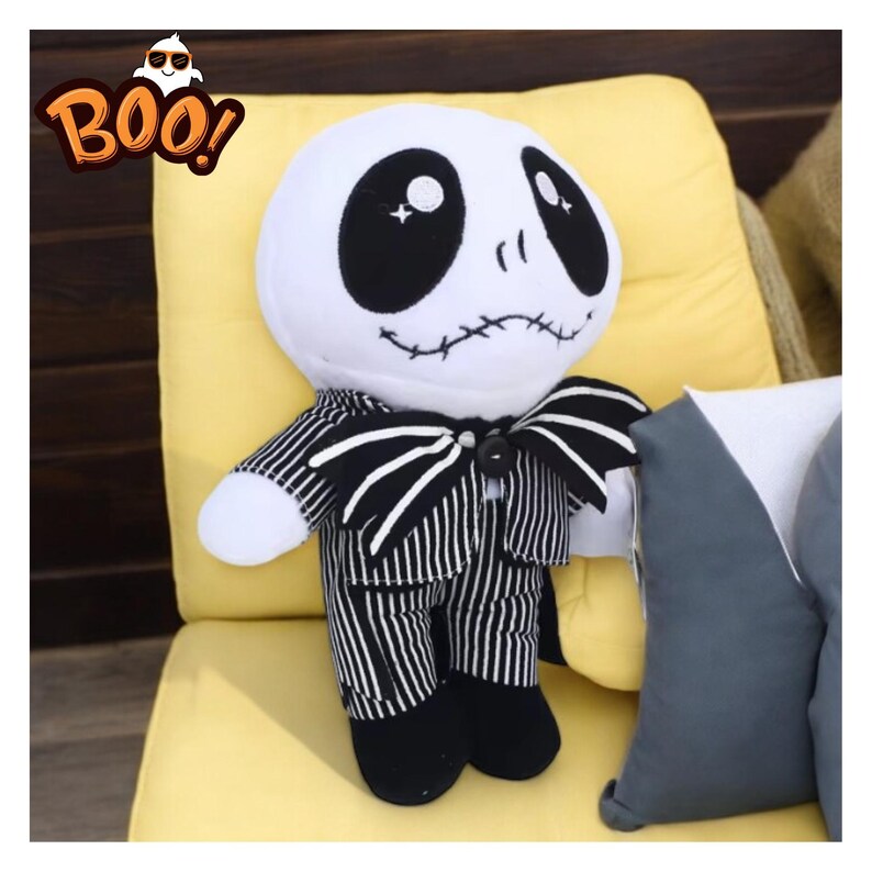 Jack Skellington Doll, Jake Plush Stuffed Toys, Halloween Gifts, 25 Cm ...