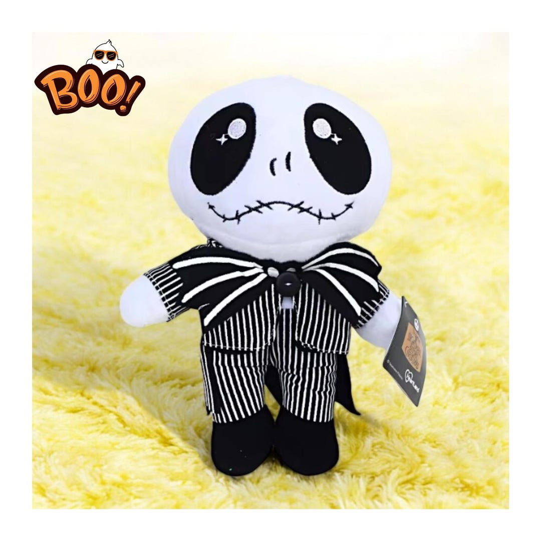 Jack Skellington Doll, Jake Plush Stuffed Toys, Halloween Gifts, 25 Cm ...