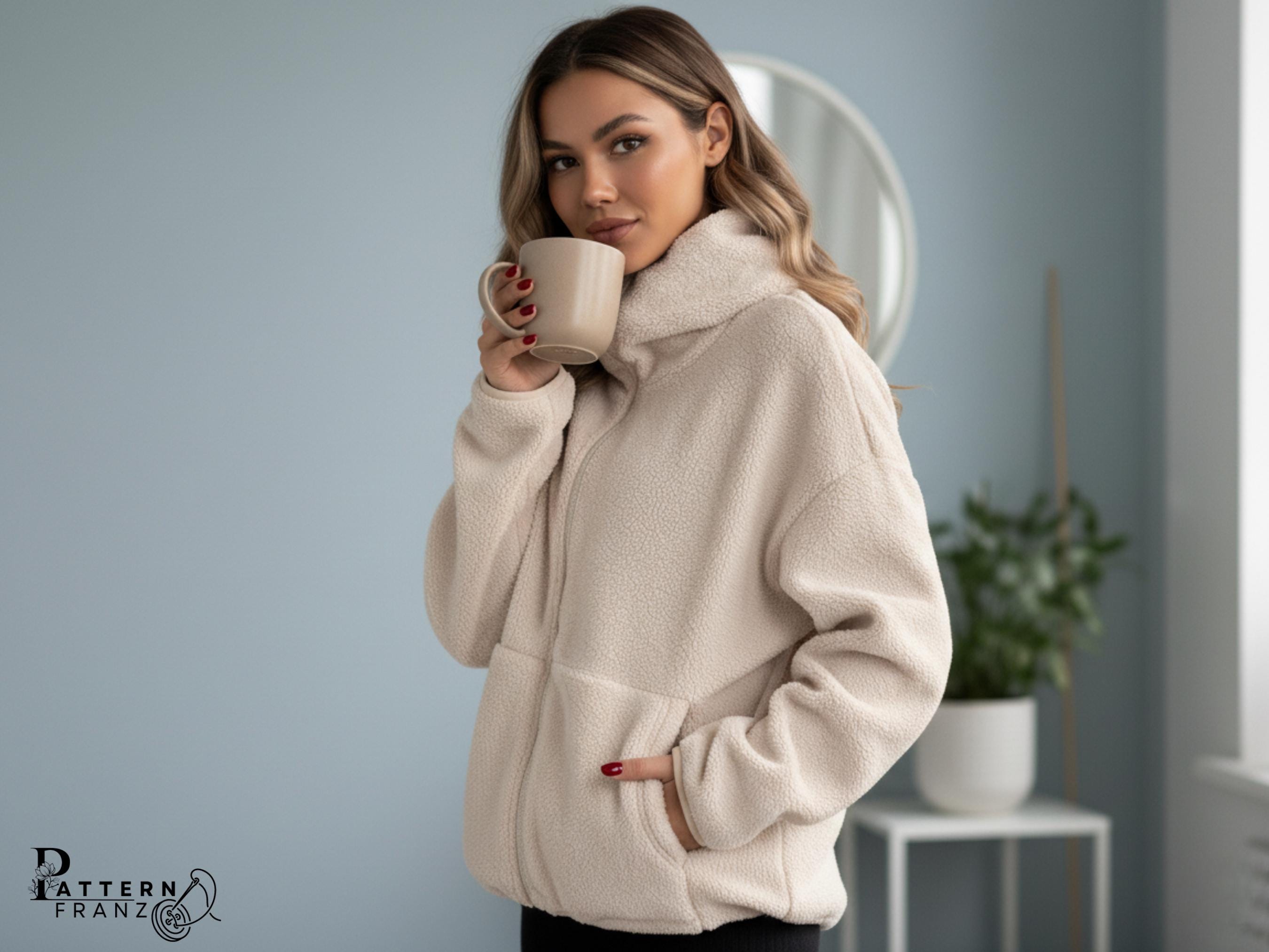 Hooded Jacket Pattern for Women Sewing Pattern, Winter Jacket With ...