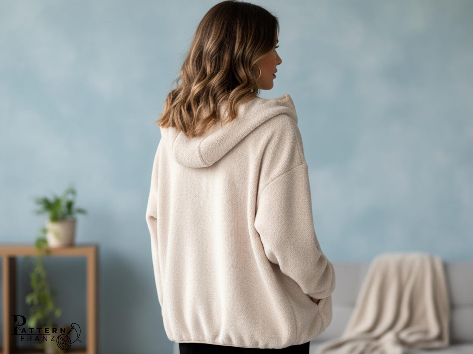 Hooded Jacket Pattern for Women Sewing Pattern, Winter Jacket With ...