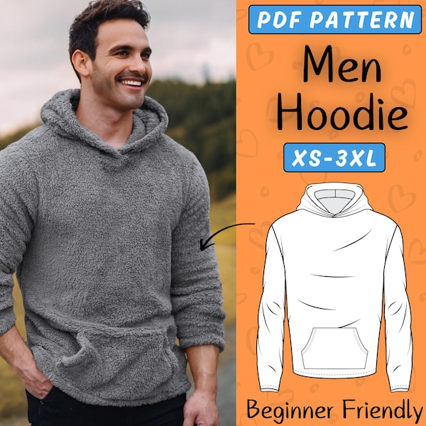 Hoodie Pattern - Etsy