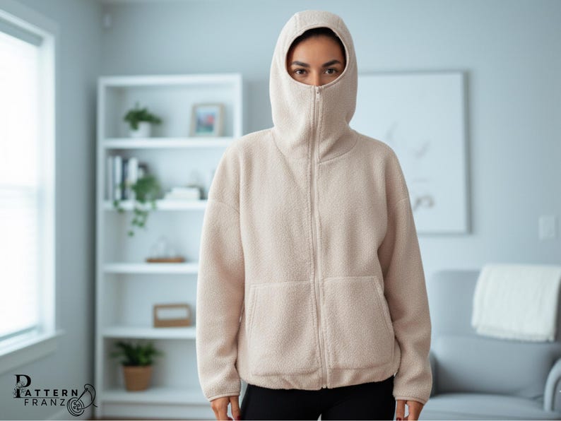 Hooded Jacket Pattern for Women Sewing Pattern, Winter Jacket With ...