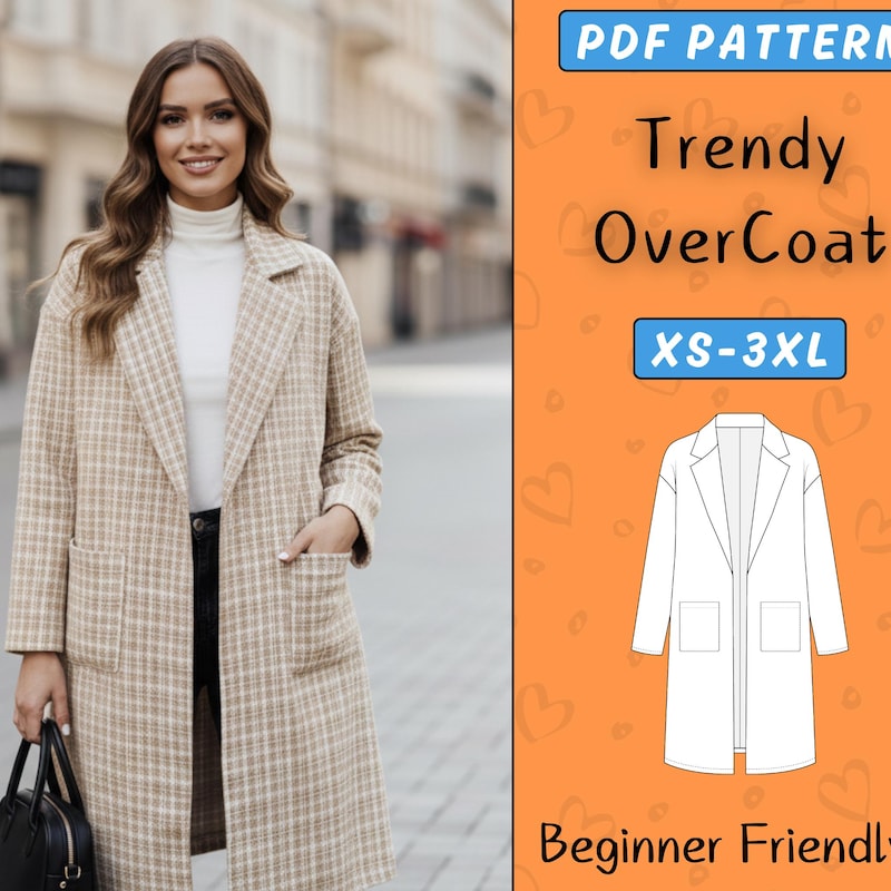 Duster Coat Jacket Patterns - Etsy Canada