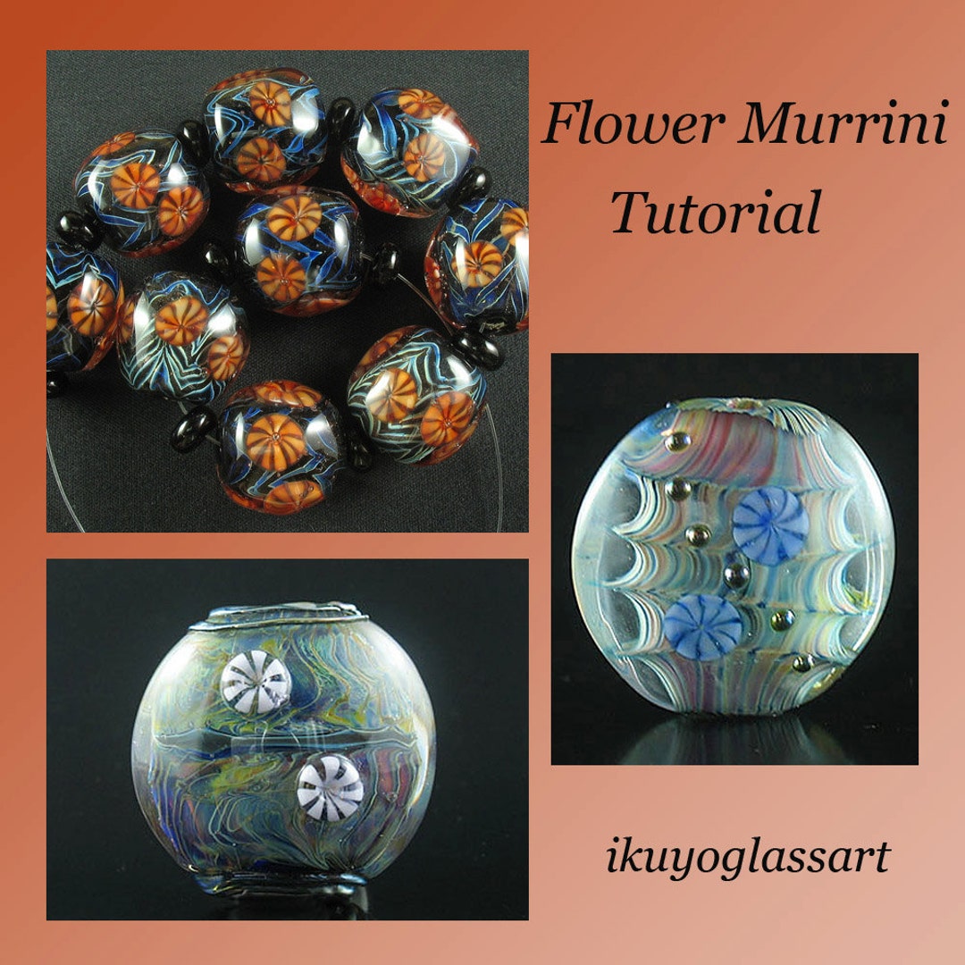 Tutorial: How to Make Japanese Style Flower Murrini and How to Apply It ...