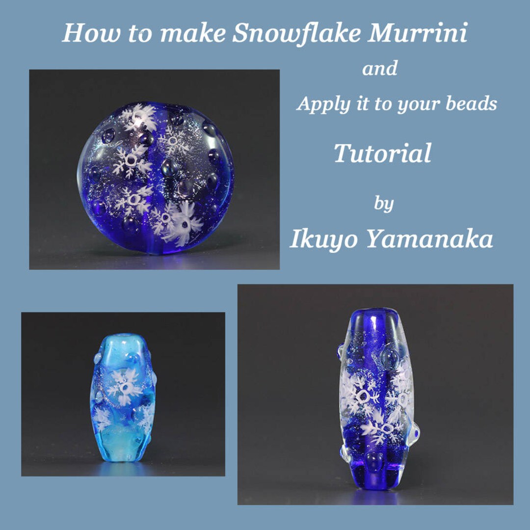 Tutorial: Snowflake Murrini and How to Apply It to Your Beads - Etsy