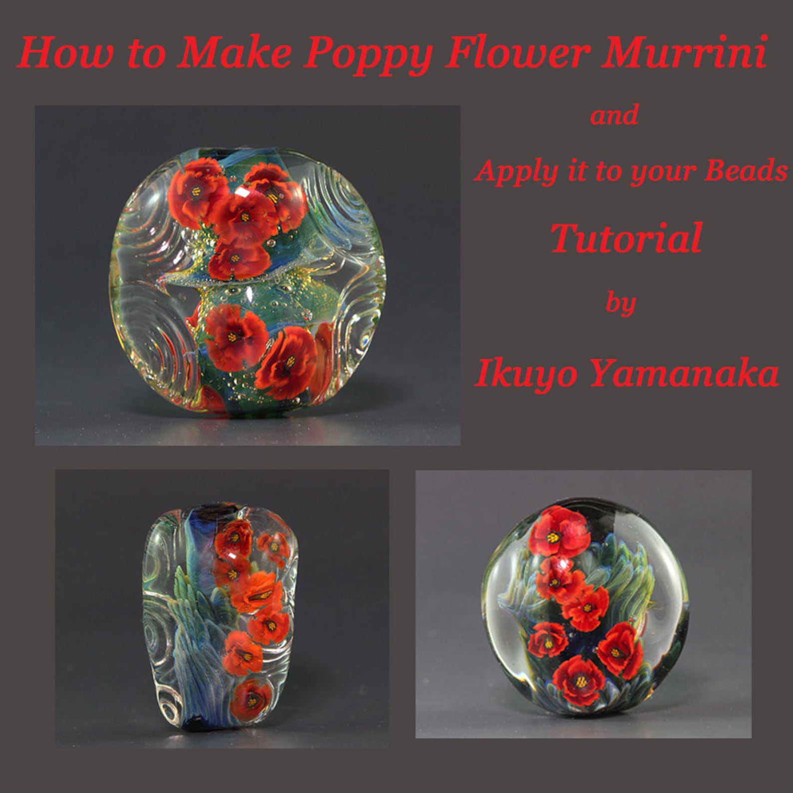 Tutorial: Poppy Murrini and How to Apply It to Your Beads - Etsy