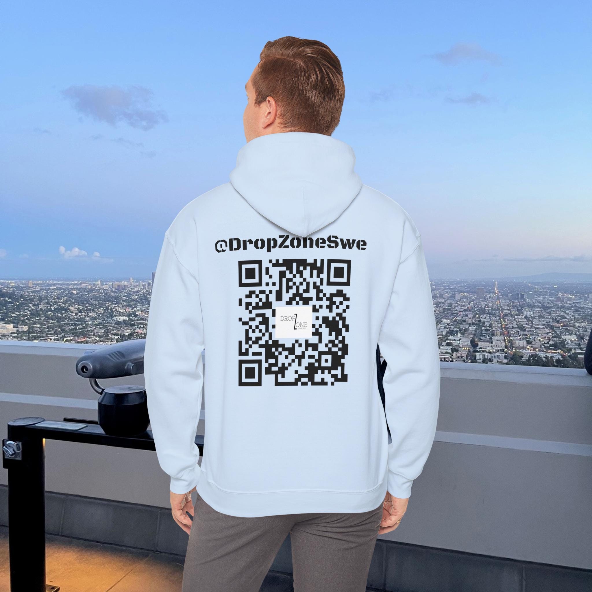 Unique Social Media Qr-code Hoodie - Etsy