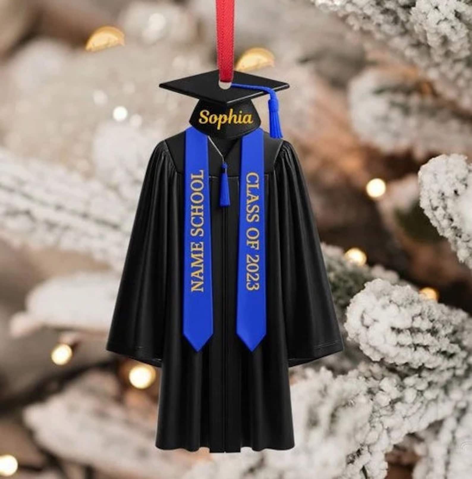 Personalized Graduation Ornament,2024 College Graduation,school ...