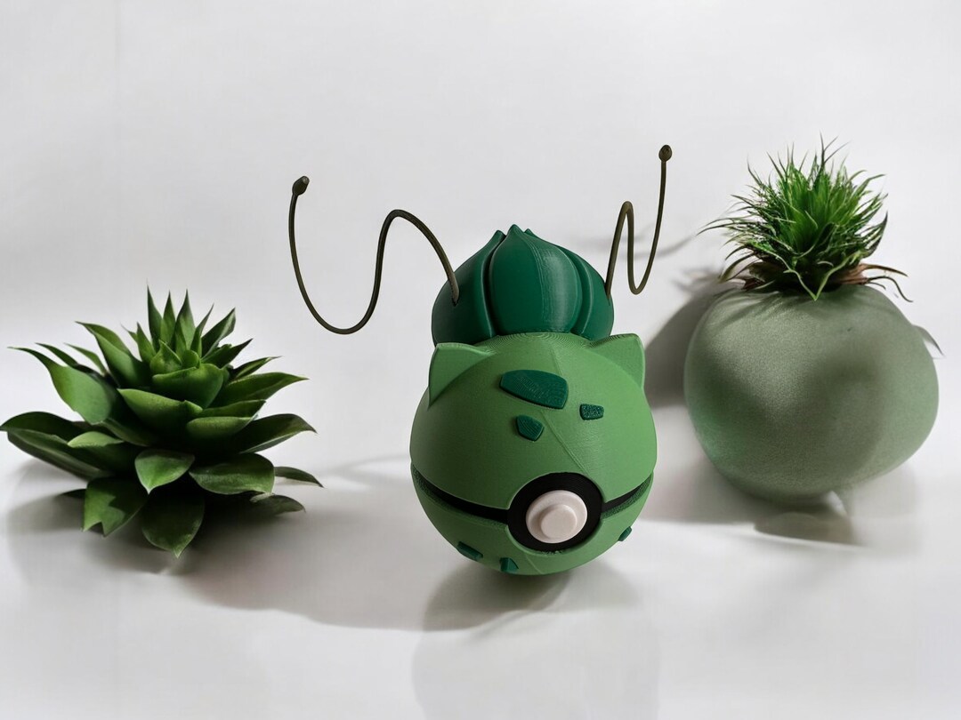 Bulbasaur Monster Ball 3D Print - Etsy