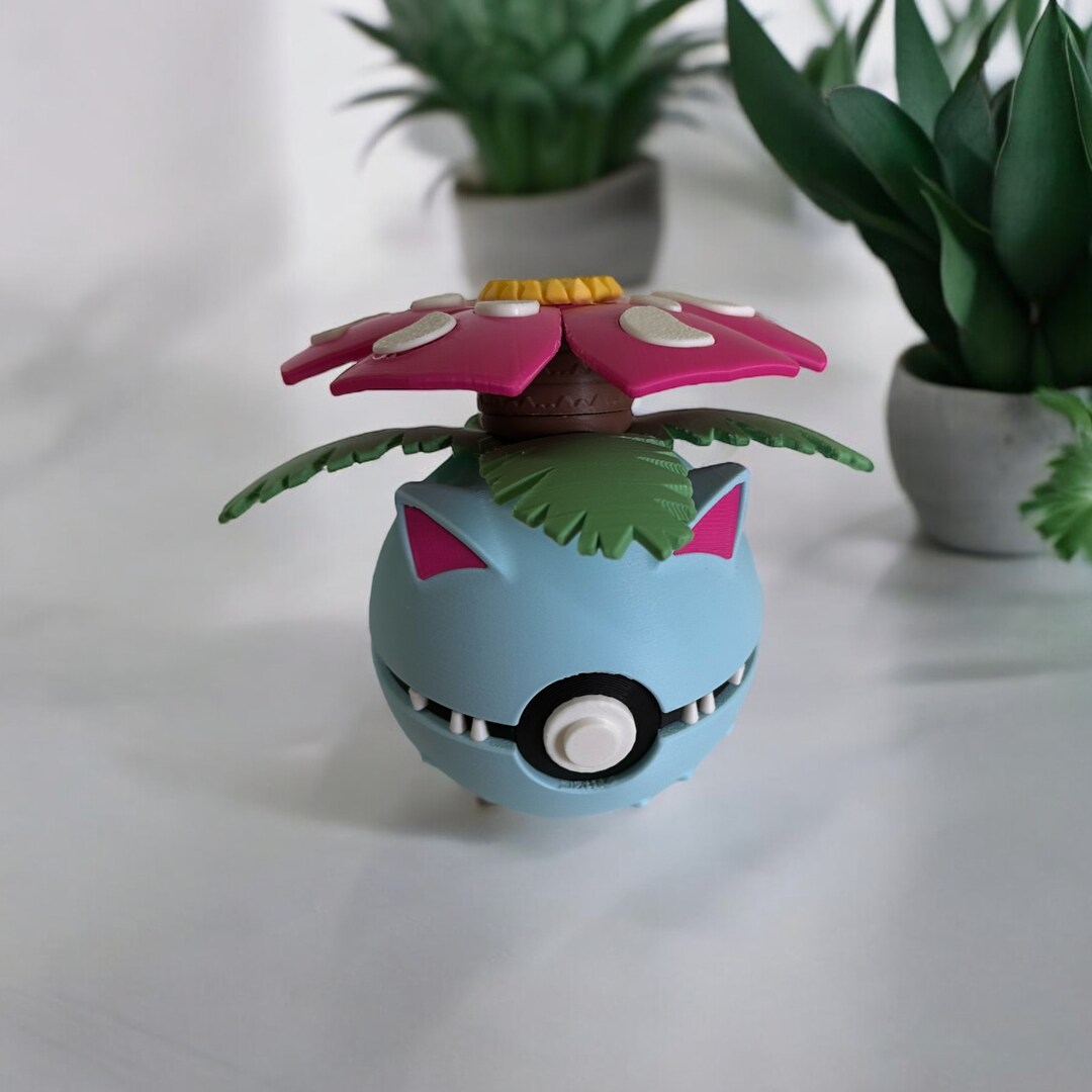 Bulbasaur Monster Ball 3D Print - Etsy