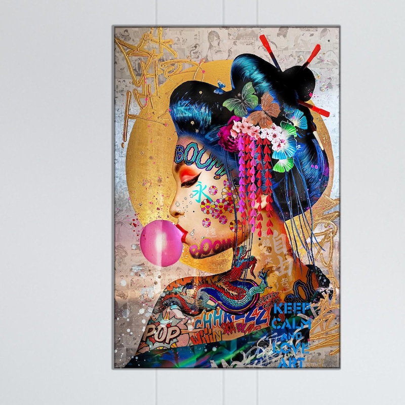 Pop Art Geisha - Etsy
