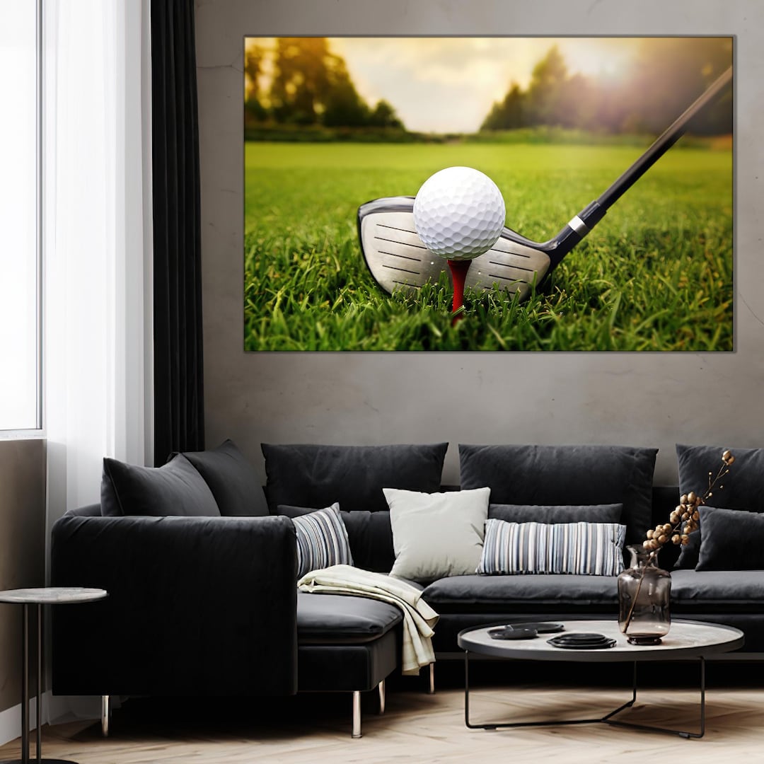 Personalized Golf Canvas Print: Golf Club Wall Art Decor - Etsy