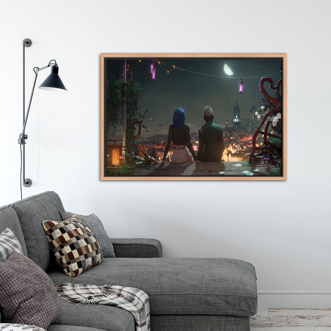 Jinx and Ekko Art Canvas: Modern Game Room Decor - Etsy