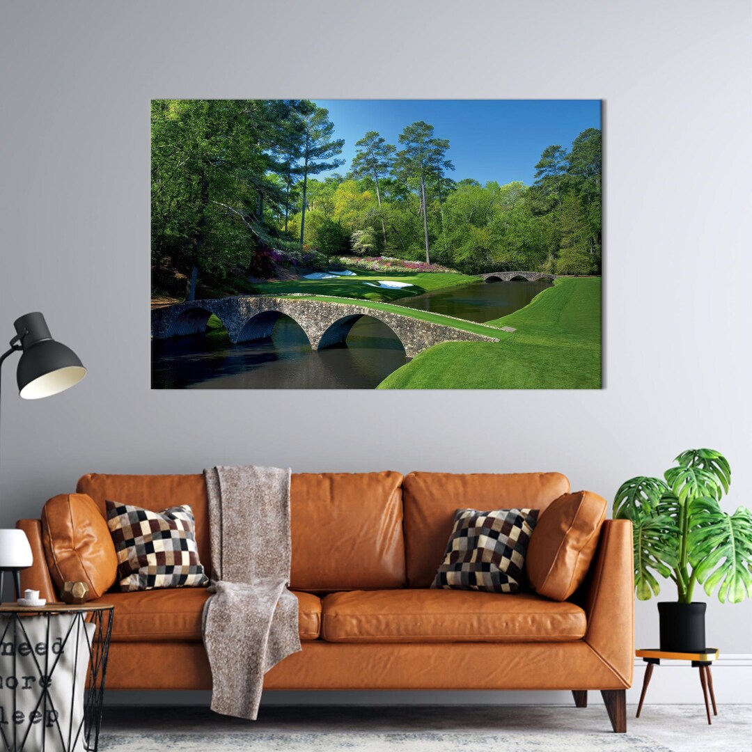 Augusta National Golf Course 3D Canvas: Landscape Wall Art - Etsy