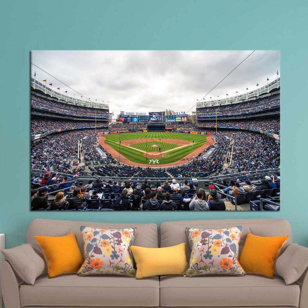 Yankee Stadium Canvas Art: New York Baseball, Floating Frame - Etsy