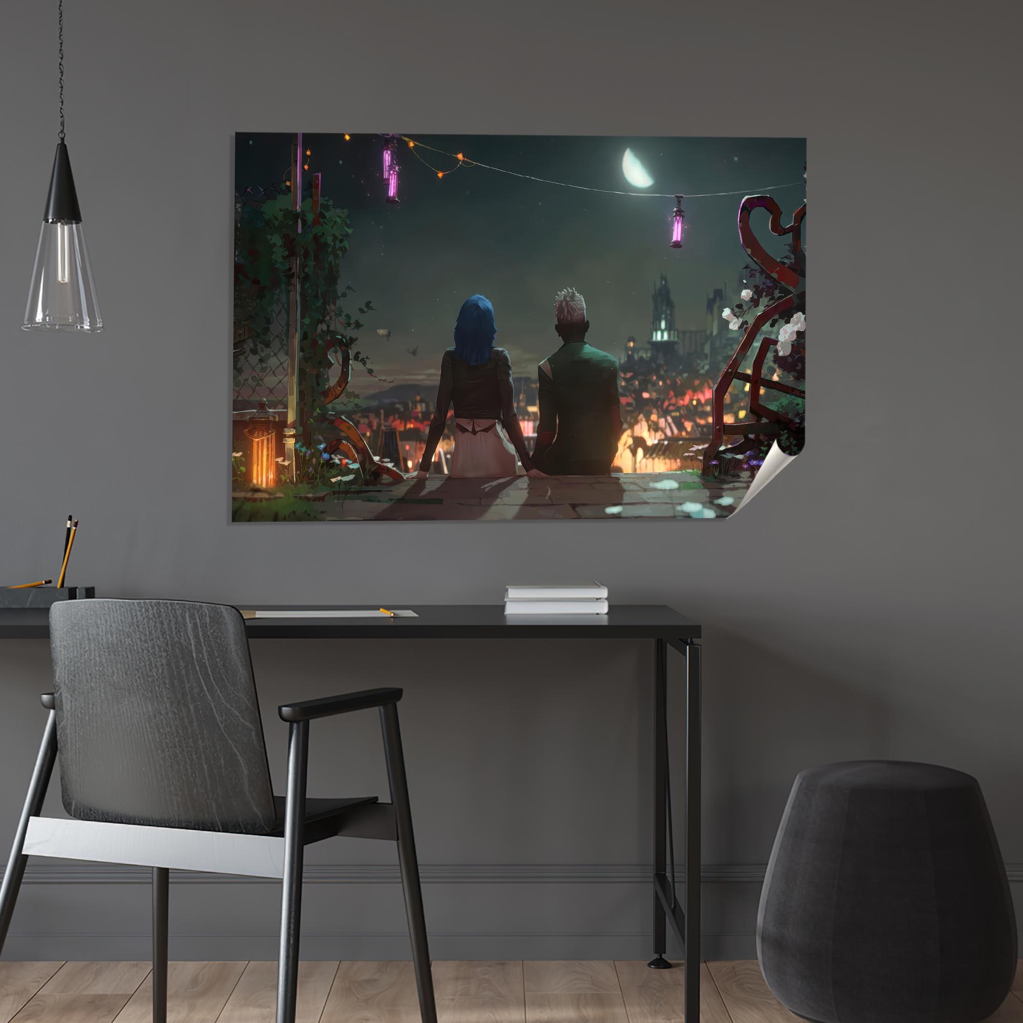 Jinx and Ekko Art Canvas: Modern Game Room Decor - Etsy