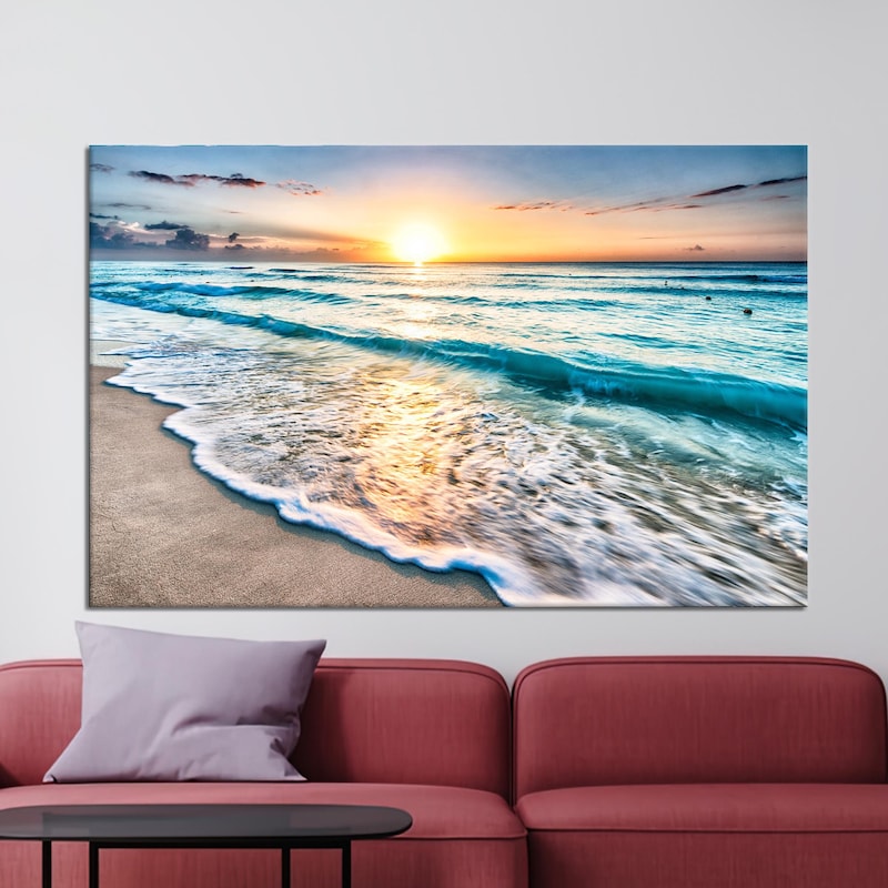 Seascape Canvas Handmade - Etsy